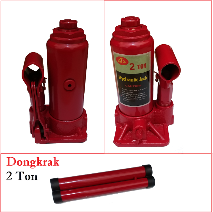 Dongkrak Botol 2 Ton / Hydraulic Jack 2 Ton Hidrolik - Ats | Lazada ...