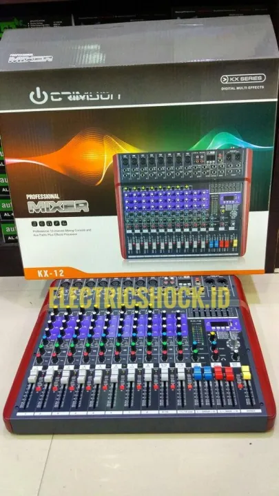 MIXER AUDIO CRIMSON KX 12 BLUETOOTH EQUALIZER ORIGINAL | Lazada Indonesia