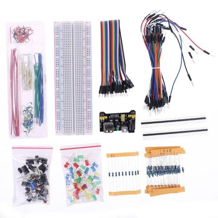 Electronic Component Set Beginner Starter Kit Accessories Power Supply