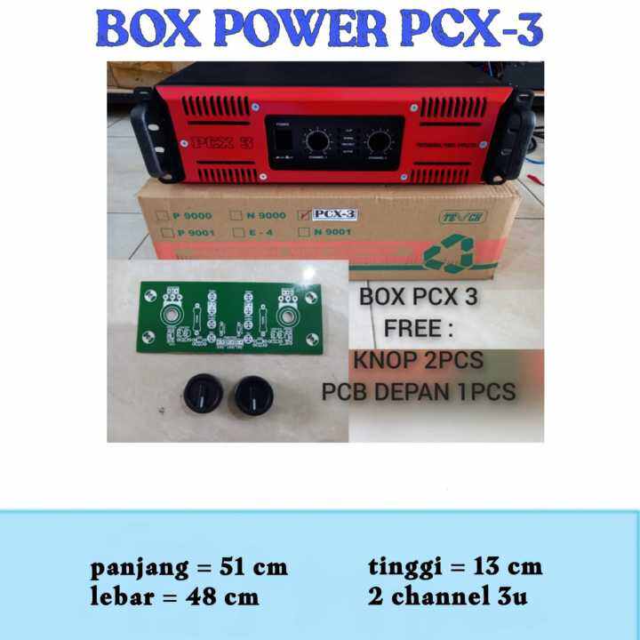 BOS POWER AMPLIFIER PCX-3 3u box power 3 u PCX3 PCX | Lazada Indonesia