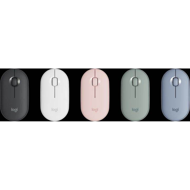 Logitech M350 Pebble Wireless Mouse Off-White New | Lazada PH