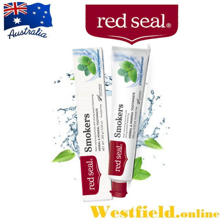[NZ Import EXP 04/2026] Red Seal Smokers Toothpaste ( 100g ) ( Made in ...