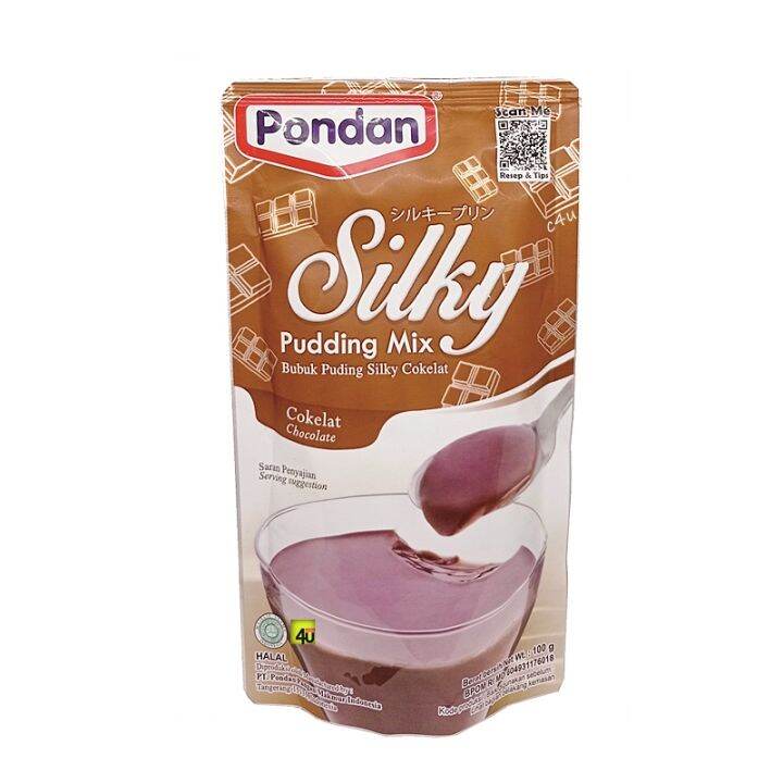 Pondan - CHOCOLATE Silky Pudding Mix - 100 gr | Lazada Indonesia
