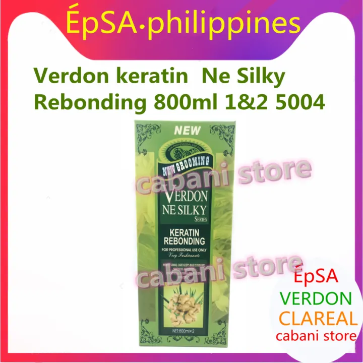 Verdon Ne Silky KERATIN Rebonding 800ml 1&2 5004 | Lazada PH