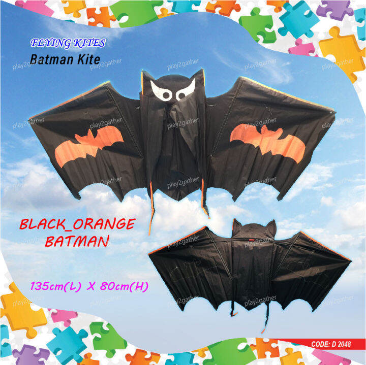 LAYANG_KITE BATMAN KITE D2048 Flying Kite_Outdoor Games (Ready Stock ...