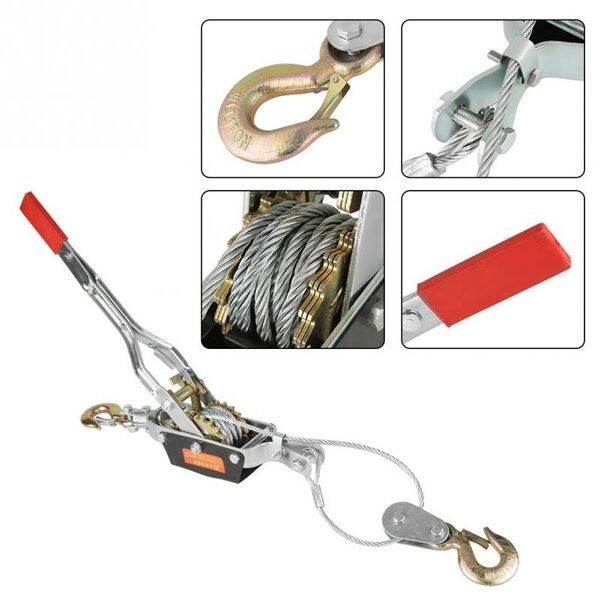 2 TON HAND PULLER HOOK MULTI FUNCTION RATCHET HAND TIGHTENER MANUAL ...