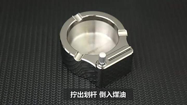 Creative Magnesium Match Ashtray Metal Hold 3 Pcs อุปกรณ์สูบอุปกรณ์ ...