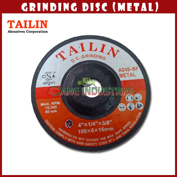 ORIGINAL TAILIN grinding disc 4" for metal | Lazada PH