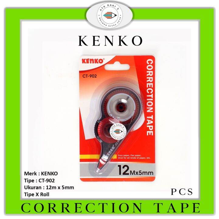 KENKO - Tip Ex Roll - Correction Tape CT-902 - Pcs | Lazada Indonesia
