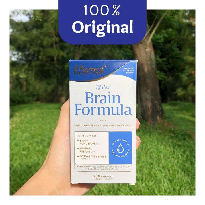 (UK ORIGINAL) Efamol Efalex Brain Formula Kapsul - Suplemen Otak ...