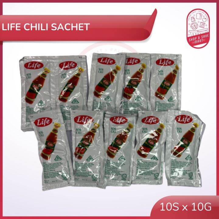 Life Chili Sauce Sachet / Tomato Sauce Sachet 10g - 10s x 10g | Sos ...