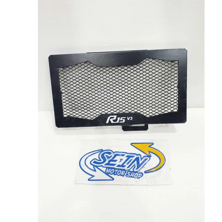 Cover Radiator Tutup Radiator Yamaha R15 V3 VVA Black Hitam | Lazada ...