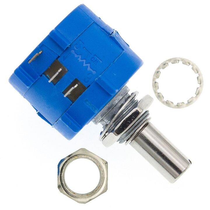 3590S Potentiometer Blue Linear Rotary Plastic Potentiometer Resistance ...