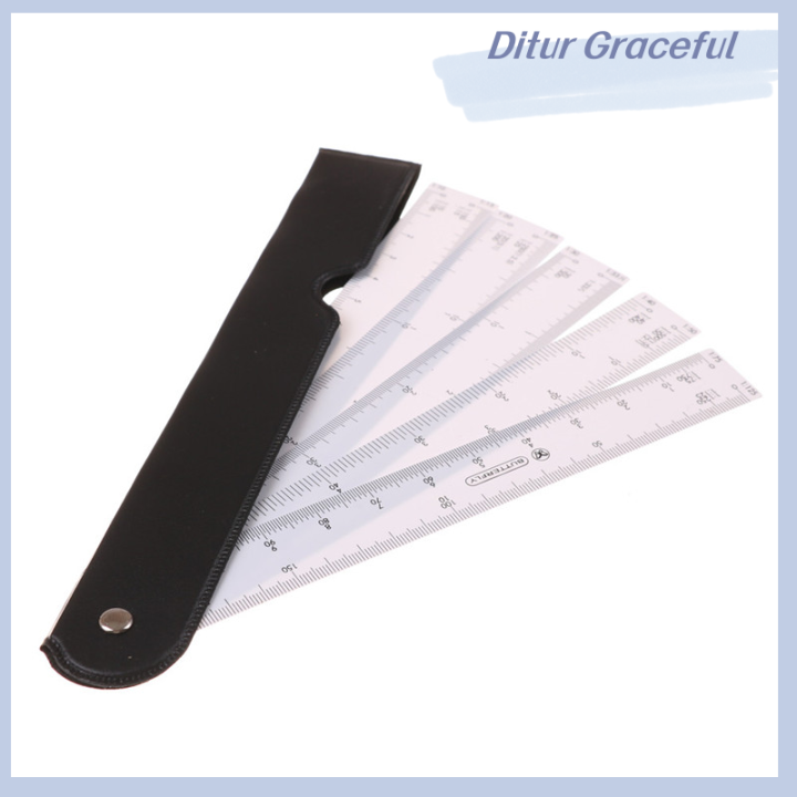 Ditur Fan Shape Architects Scale Ruler For Graphics Design Multi Ratio ...