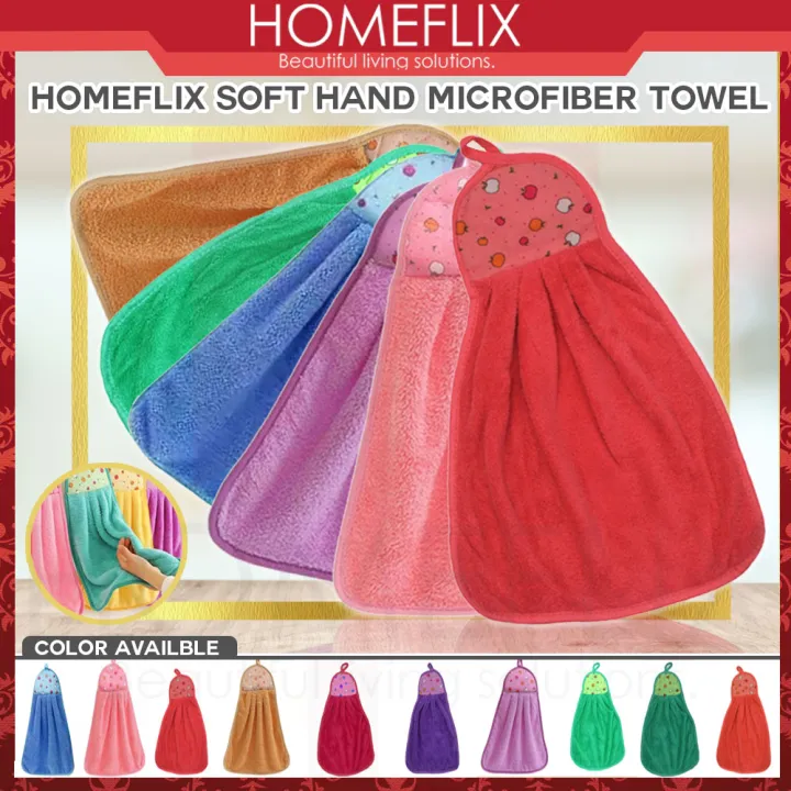 Towel Kitchen / Basahan and bathroom towel Soft Hand Towel Microfiber Super Absorbent Hand Towel ...