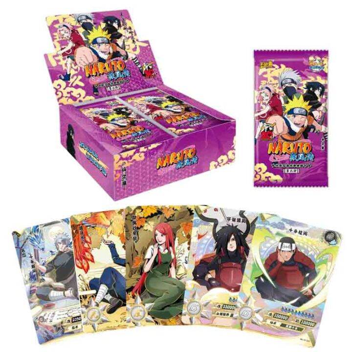 Naruto Collection Cards Full Set Tire2 Wave 6 Booster Box Kayou Uzumaki Uchiha Playing Game ...