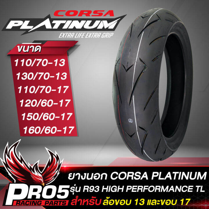 ยางนอก CORSA PLATINUM รุ่น R93 High Performance ยางนอกนำเข้า ยางนอก ...