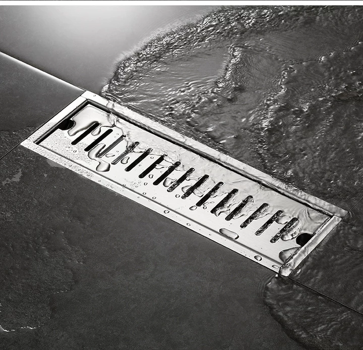 Stainless Rectangular Floor Drain/Linear Shower Floor Drain For ...