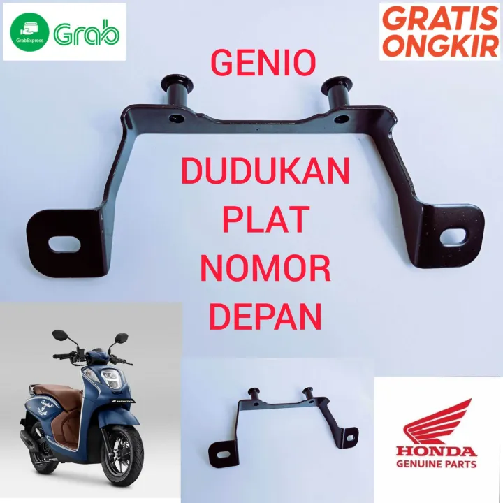 Dudukan plat nomor depan motor genio/besi dudukan plat nomor depan ...