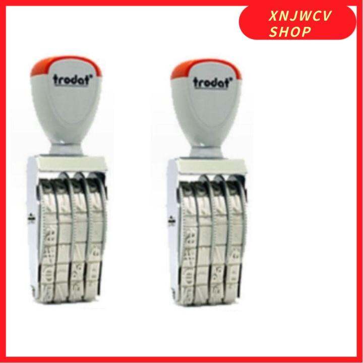 🔥🔥【IN STOCK】4 Digit Number Number Stamp Changeable Personalized Roller ...