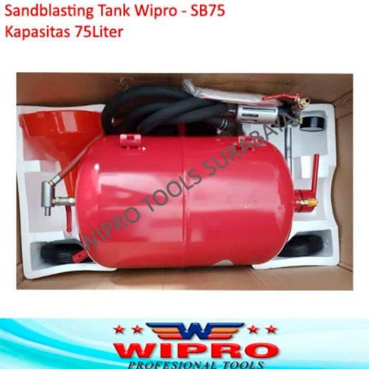 Sandblasting Tank Tangki Sandblasting 75Liter- Wipro SB75 | Lazada ...