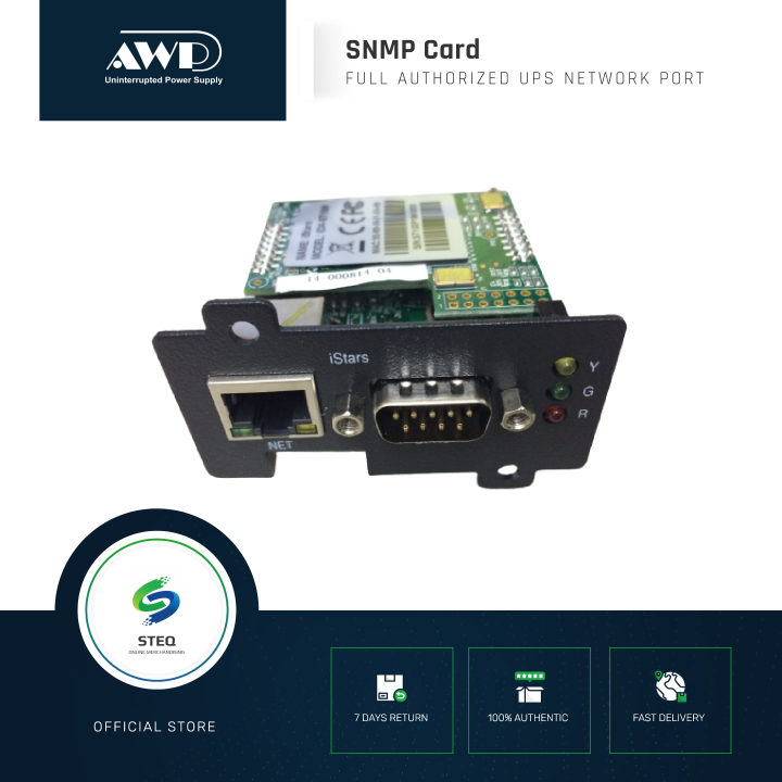 STEQ AWP SNMP Network Card for UPS Network Port | Lazada PH