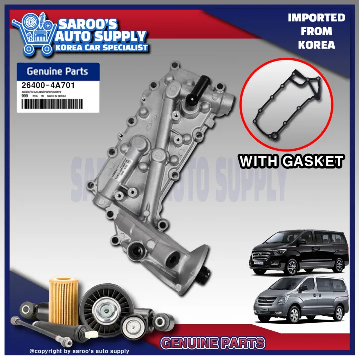 [A2] Engine Oil Cooler For Hyundai Grand Starex , 2012-2020 , Original ...