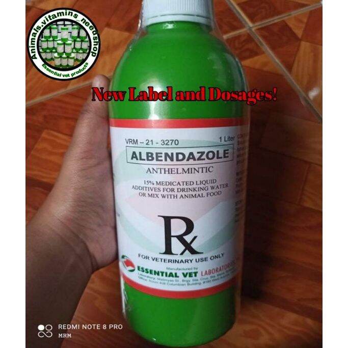 ESSENTIAL VET Albendazole 15 % /Pamurga for GOAT, Cattle&carabao, sheep, (1liter) | Lazada PH