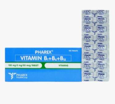 PHAREX Vitamin B1 + B6 +B12 Complex 100 Tablets | Lazada PH