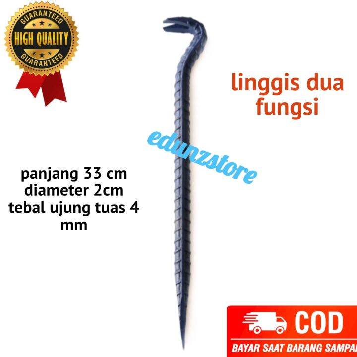 linggis mini /linggis kecil / linggis baja ulir / linggis baja beton ...