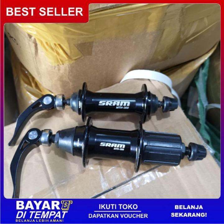 Hub Freehub Sepeda Upto 10 Speed Sram MTH 300 32 Hole Rim Brake Loncer ...