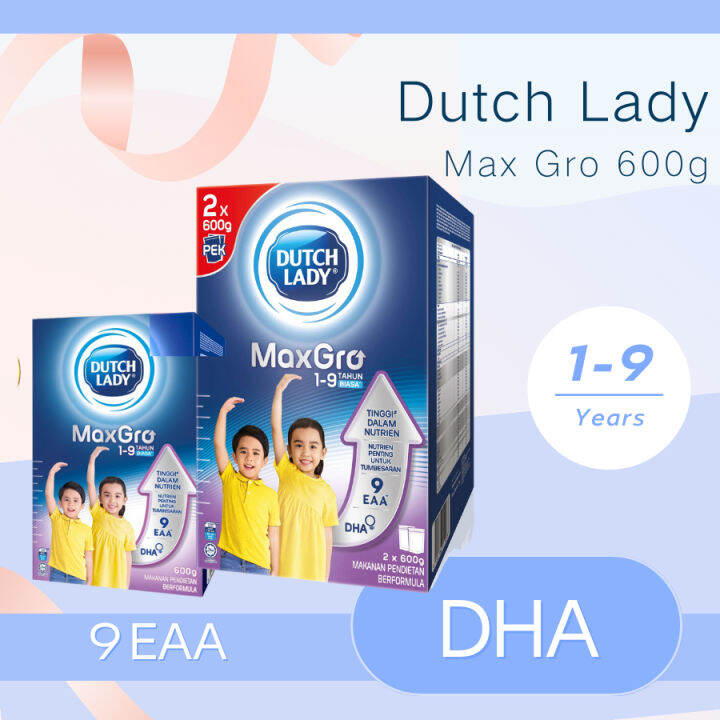 Dutch Lady MaxGro 1-9 years 600g | Lazada