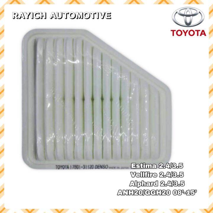 Toyota Vellfire Alphard Estima ACR50 ANH20 RAV4 Air Filter - 17801 ...