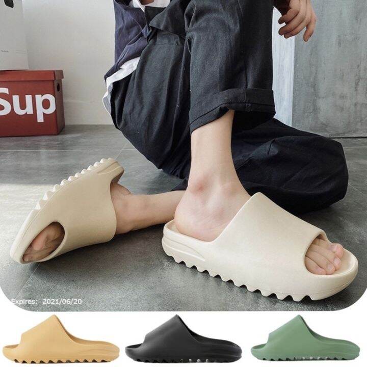 Unisex Selipar Slide Kanye Men's and Women's Casual Slippers Indoor ...