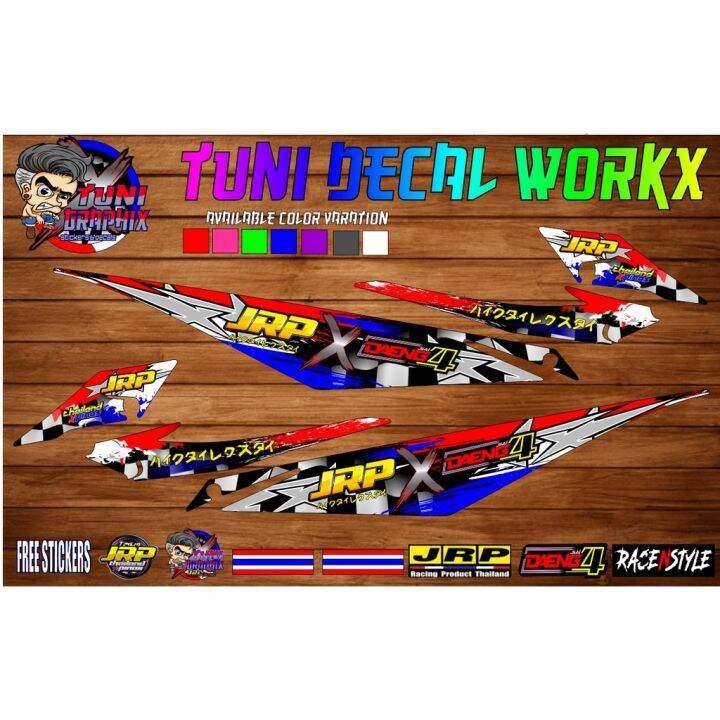 RAIDER 150 REBORN (JRP X DAENG DECALS v2) w/ freebies | Lazada PH