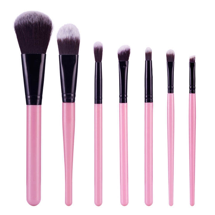 MAANGE Set Kuas Rias Wajah, 7 Buah Bulu Serat Nilon, Set Kuas Lembut ...