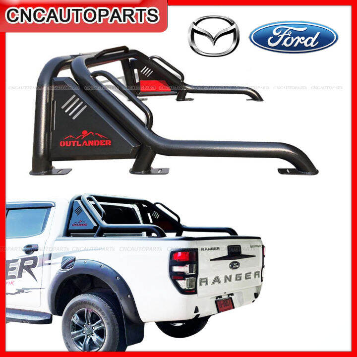 OUTLANDER ROLLBAR โรบาร์ FORD RANGER T6 / BT50 PRO ปี 2012-2021 ทรงแขน ...