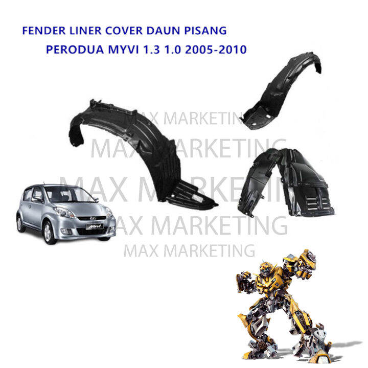 PERODUA MYVI 1ST GEN (2005-2008) FENDER INNER PROTECTOR UNDER SHIELD ...