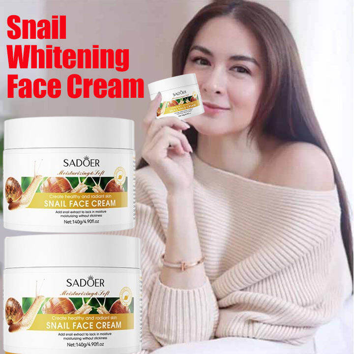 SADOER 140g Snail Whitening Cream Whitening Moisturizing Anti-wrinkle ...