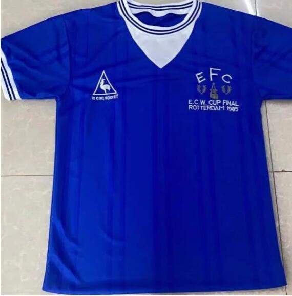 EVERTON 1985 E.C.W. CUP FINAL HOME RETRO FOOTBALL SHIRT | Lazada.co.th
