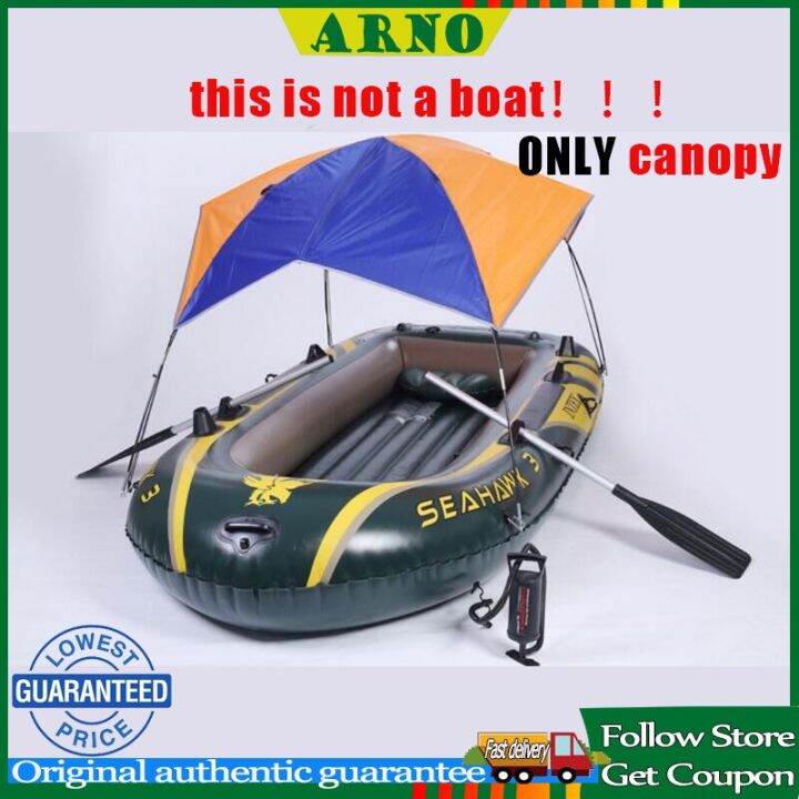 Ready Stock INTEX Inflatable Boat Awning Awning Kayaking Fishing Tent ...