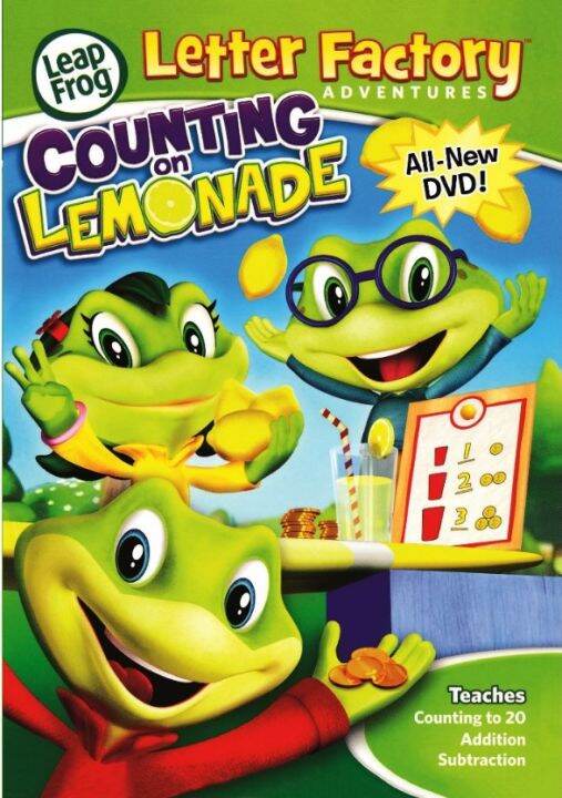 LeapFrog [Letter Factory Adventures] Counting on Lemonade DVD Children ...