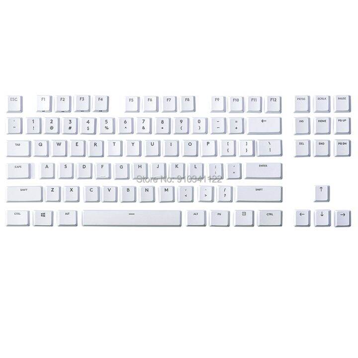 Replacement GL Tactile Switch keycaps USA layout White G915 TKL For ...