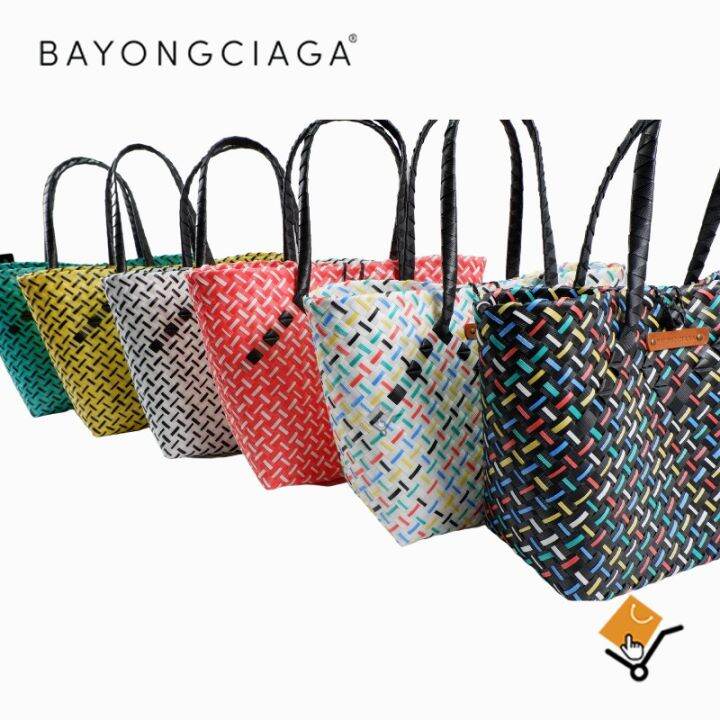 new Bayongciaga Classic Luxe Grafik Bayong Hand Bag | Lazada PH