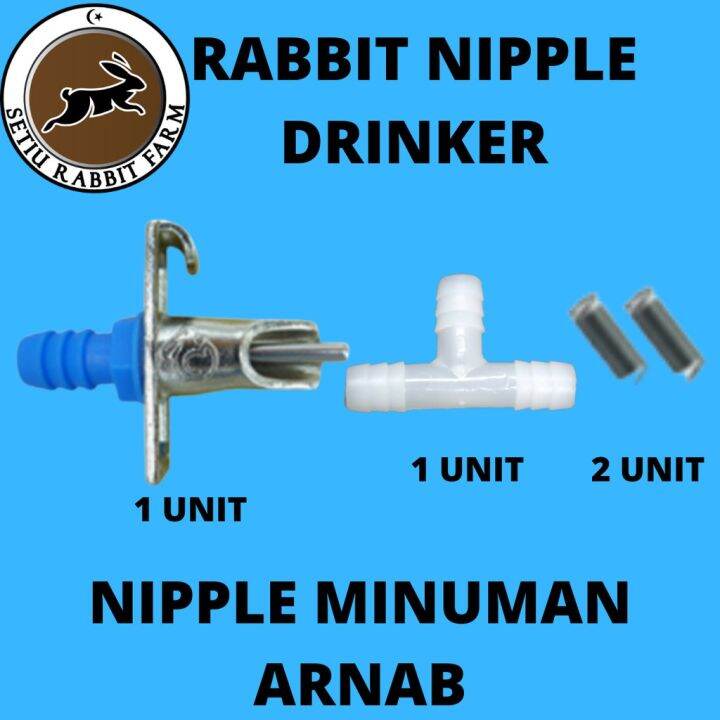NIPPLE MINUMAN ARNAB /RABBIT NIPPLE DRINKER | Lazada