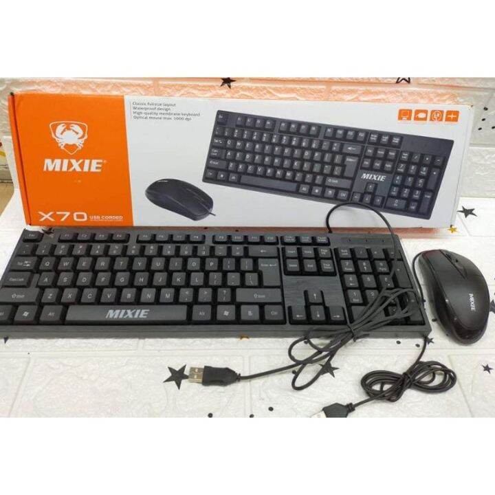 Mixie x70 computer keyboard free mouse | Lazada PH