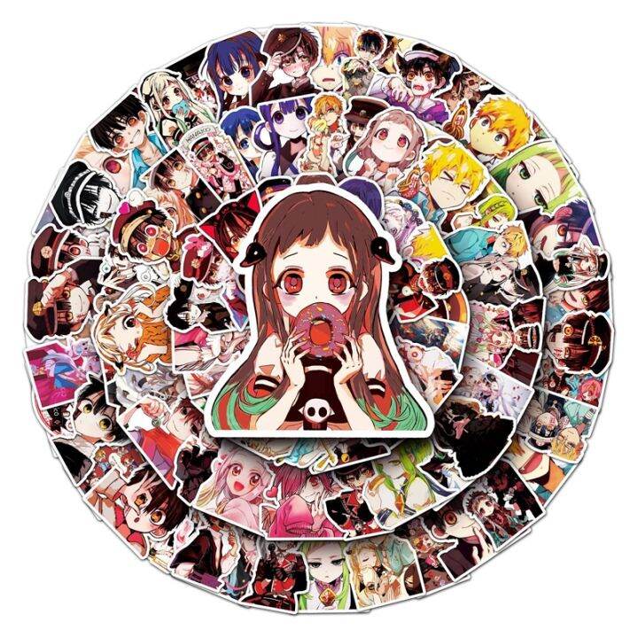【HOT】 Cartoon Anime Kawaii Toilet Bound Hanako Kun Stickers for Laptop ...