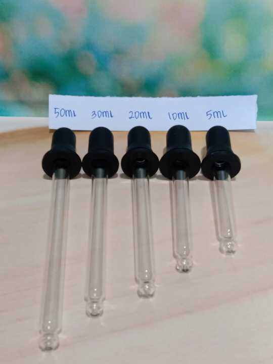 Pipet Kaca Tumpul Dan Karet Hitam Isi 10pcs | Lazada Indonesia