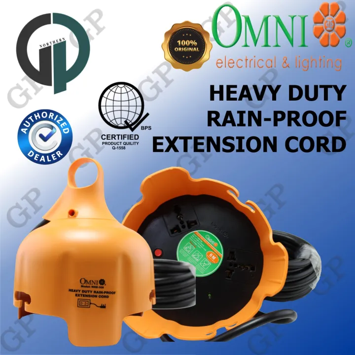 OMNI HEAVY DUTY RAIN-PROOF EXTENSION CORD ( WRE-306 ) - GPNorthern ...