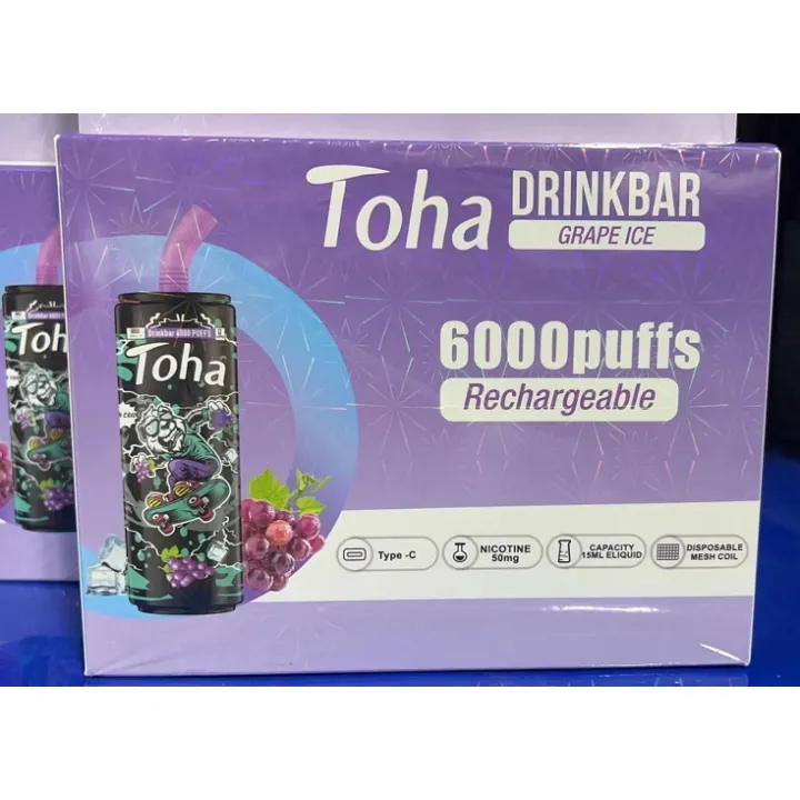 Toha 100 Pod Up To 6000 Puffs Rechargeable Legit D3KB OHHP | Lazada PH